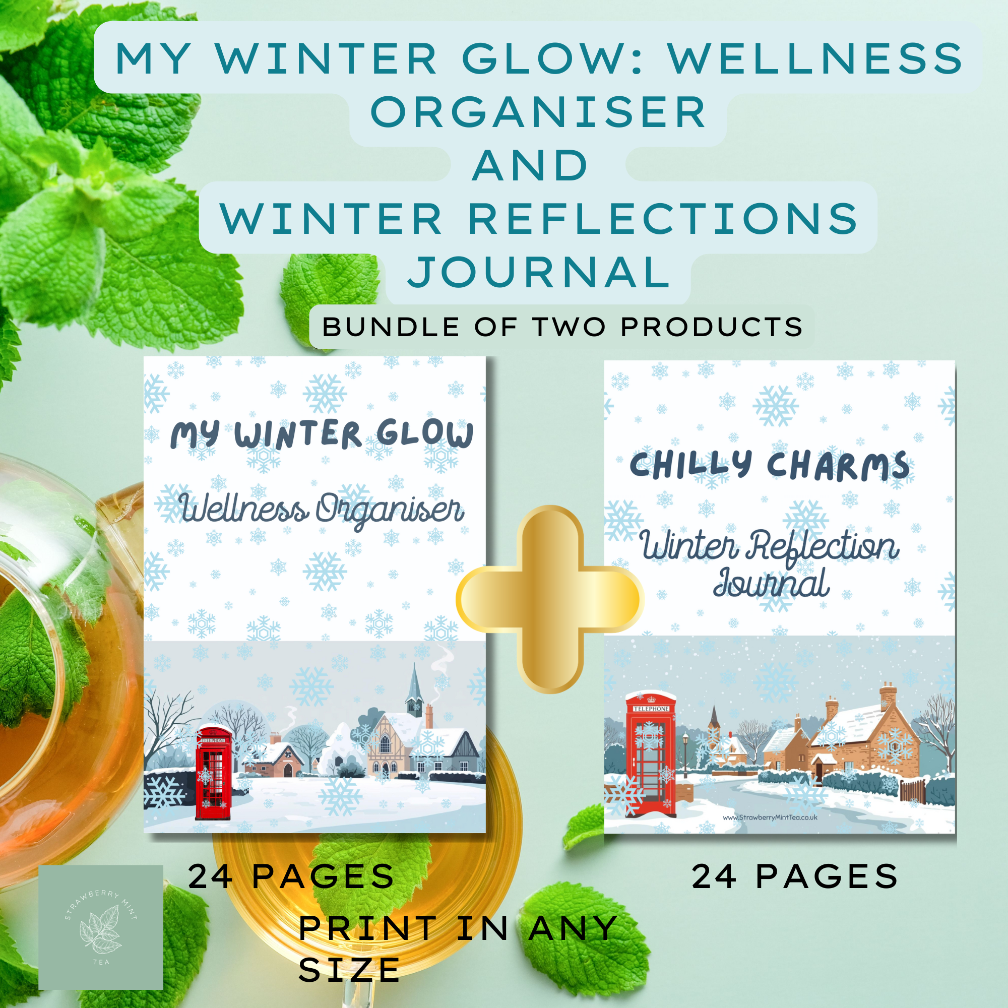 Winter Wellness & Reflection Bundle: Glow Organiser and Chilly Charm ...